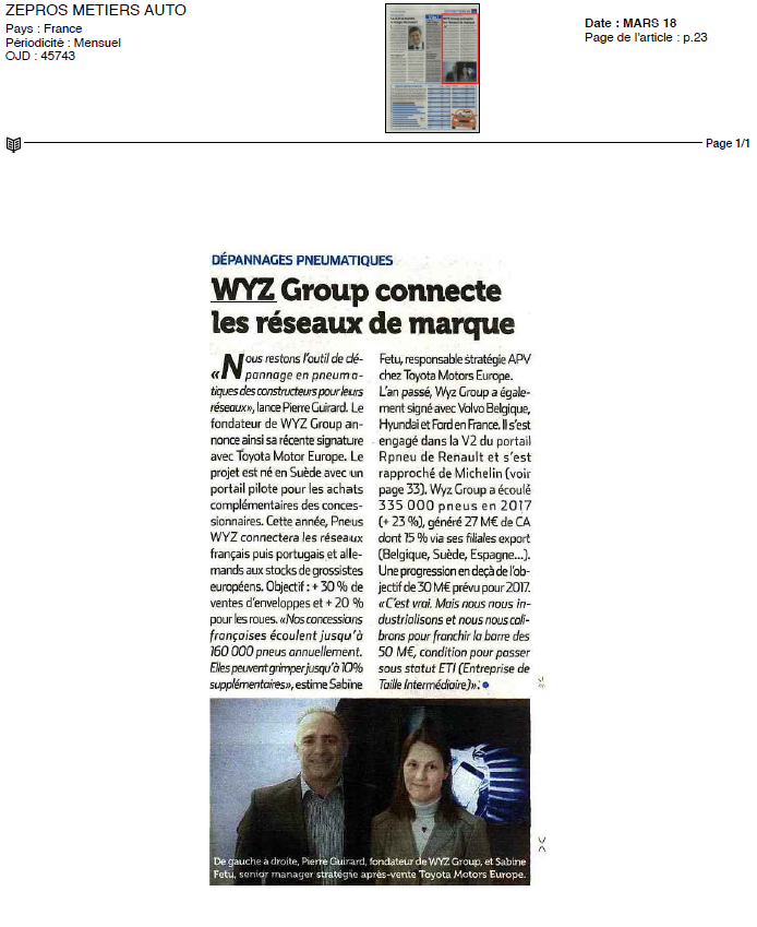 Zepros - WYZ Group connecte les réseaux de marque | WYZ Group, des ...