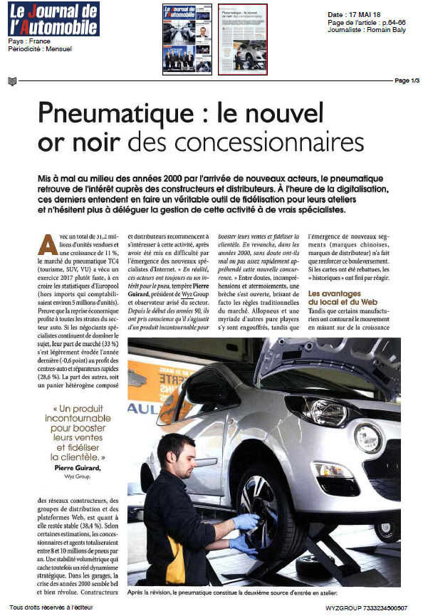 Le journal de l'automobile - Pneumatique : le nouvel or noir des ...